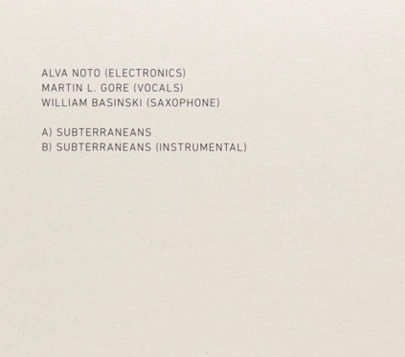 Den nye single fra Berlin baserede Alva Noto har Martin L. Gore fra ...